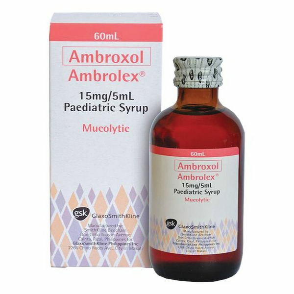 AMBROLEX Ambroxol Hydrochloride 15mg / 5mL Syrup 60mL price in the ...